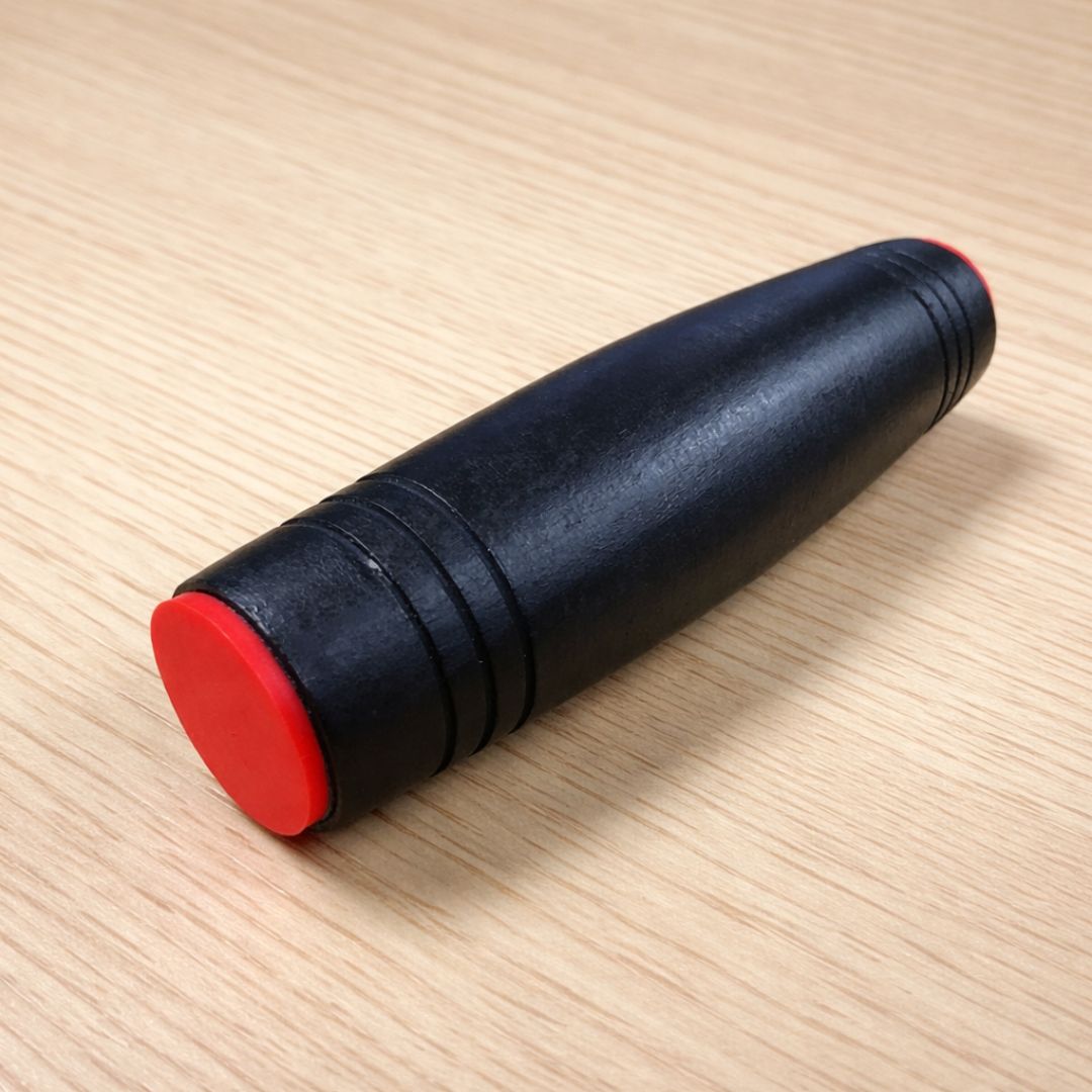 It’s 3 inches long, appears to be nylon body with red rubbery glued-in ...