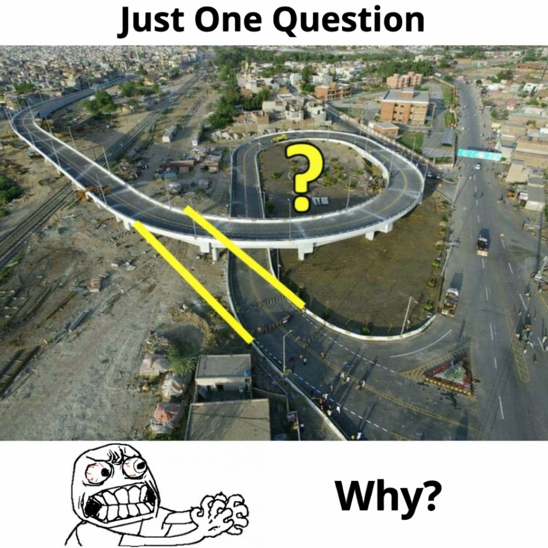 Why not just make it straight, it's faster, and why does it have to ...