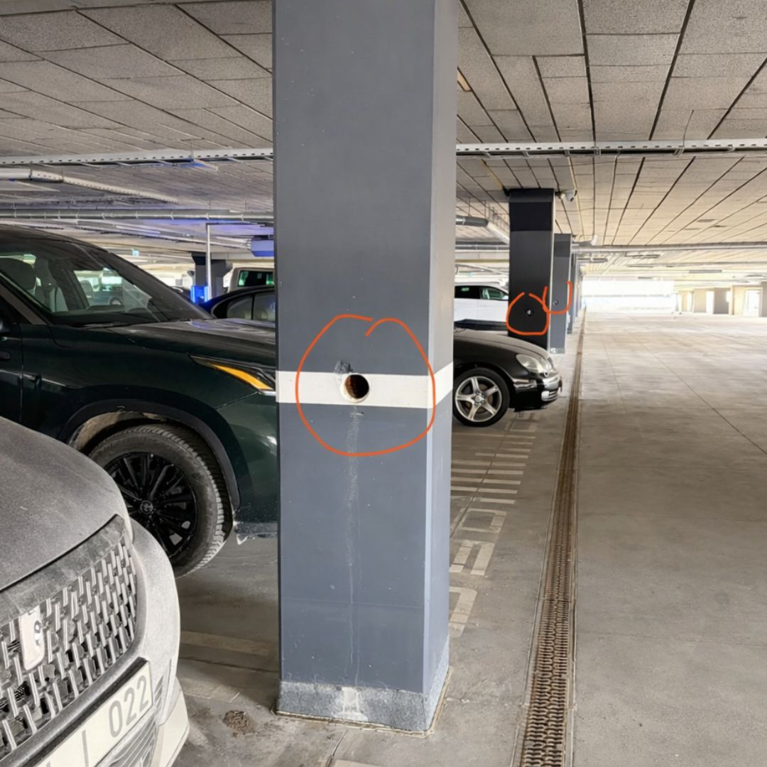 What are these holes in load bearing beams in this building? - Breaking ...